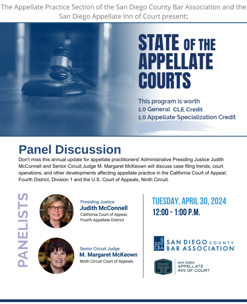 State of Appellate Courts - 2024 Annual Update | Web CLE Catalog